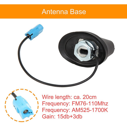 RED WOLF Car Aerial Roof Antenna Antenna Base For Opel Astra G/H, Corsa ...