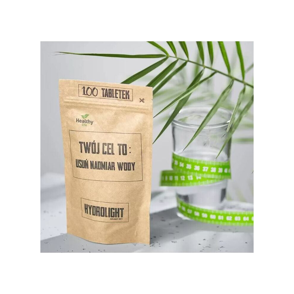 Hydrolight - 100 Tablets for Water Weight Support, Vegan/Non-GMO Detox ...