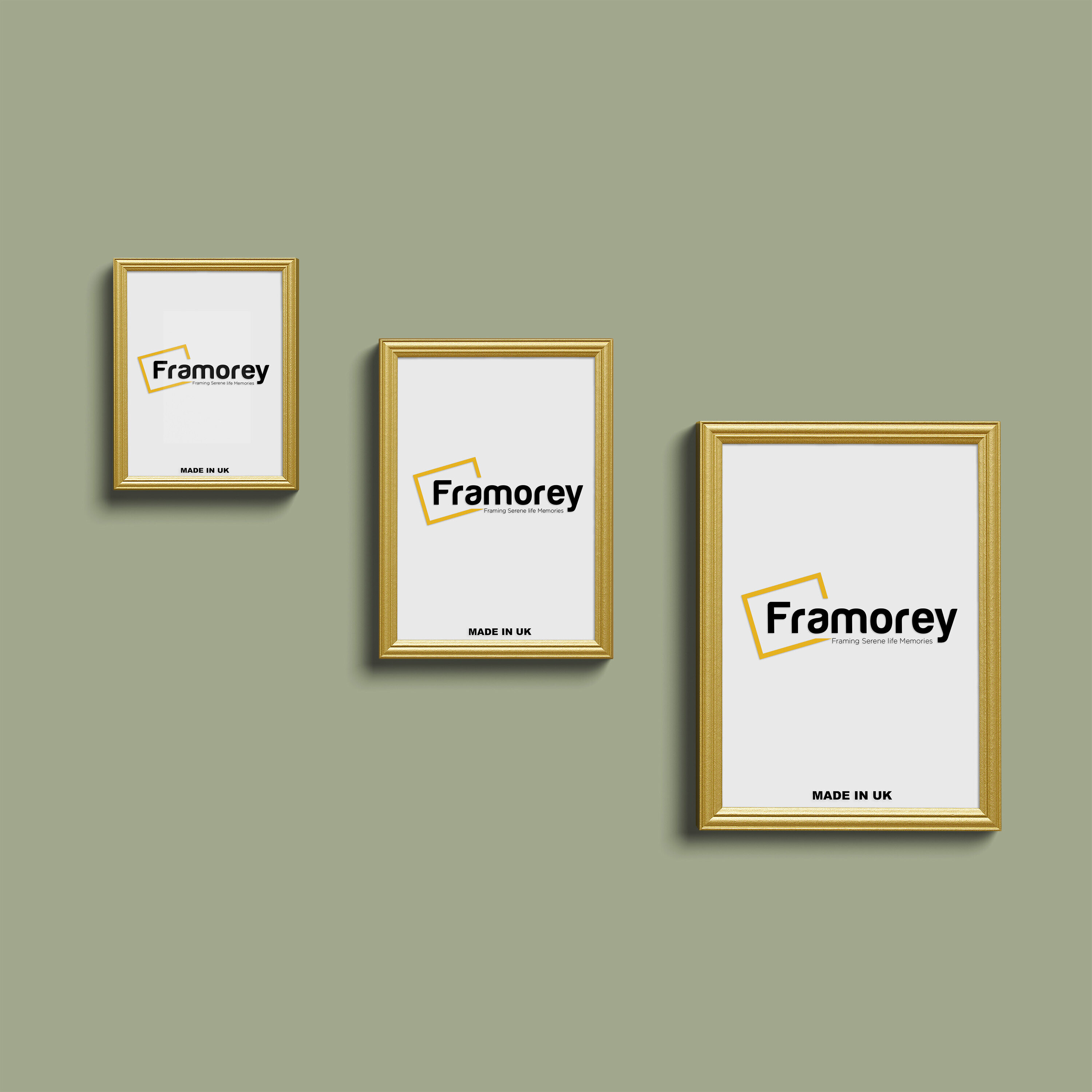 (6x4 Inch) Gold Picture Frame / LW Style Wall Art Frame / Modern Photo ...