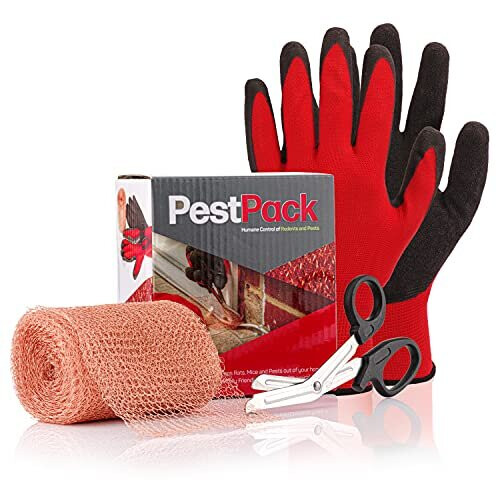 EFA International Mouse Mesh Rodent Barrier DIY Kit, Copper Fill Fabric ...