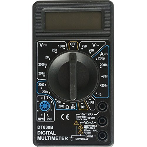 Simply Tools DM01 Digital Multimeter DC and AC Voltage Display Standard ...