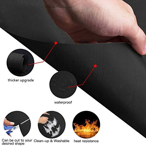 3 Pack Teflon Mats, Non Stick PTFE Teflon Sheet Grill Mats Baking ...