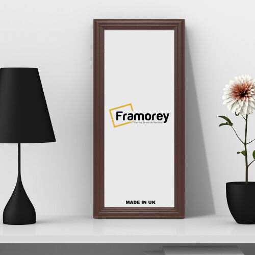 (24x12 Inch) Panoramic Size Mahogany Picture Frame / LW Style Wall Art ...