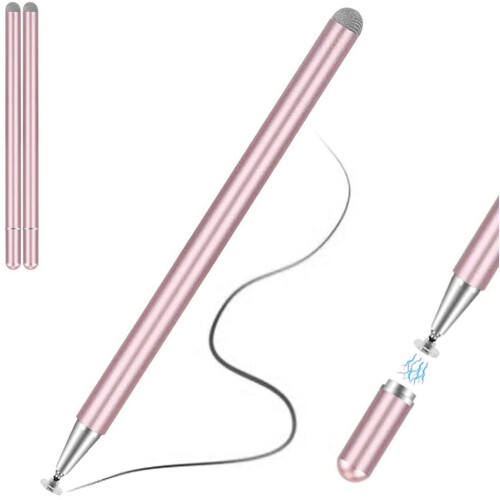 Stylus Pen, 2x TECHGEAR 2 in 1 Disc & Fiber Tip Stylus Pen for Touch ...