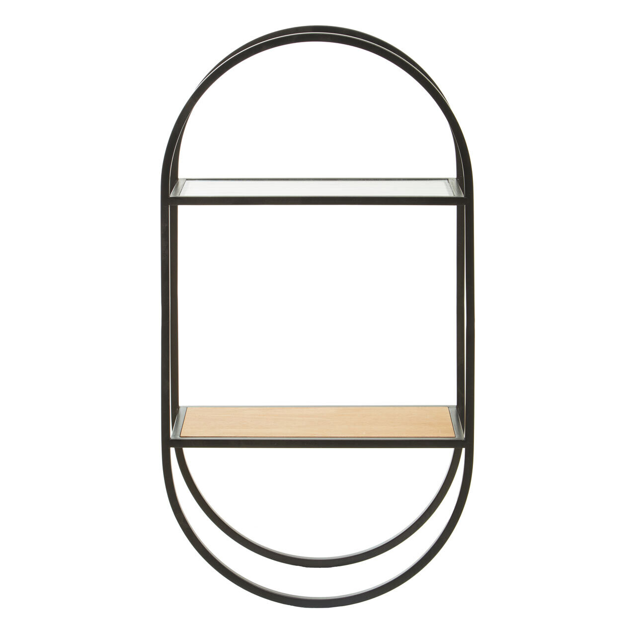 Stylish Two Tier Shelf, Space Saving Photos Display Shelf, Easily ...