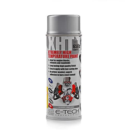 E-Tech XHT002-ET Silver Extremely High Temperature Spray on OnBuy