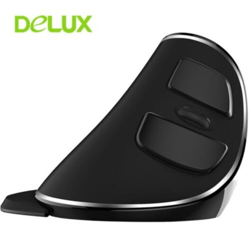 Delux M618 Plus Ergonomic Vertical Wireless Mouse 800 1200 1600 Dpiwith Removable Palm Rest ...