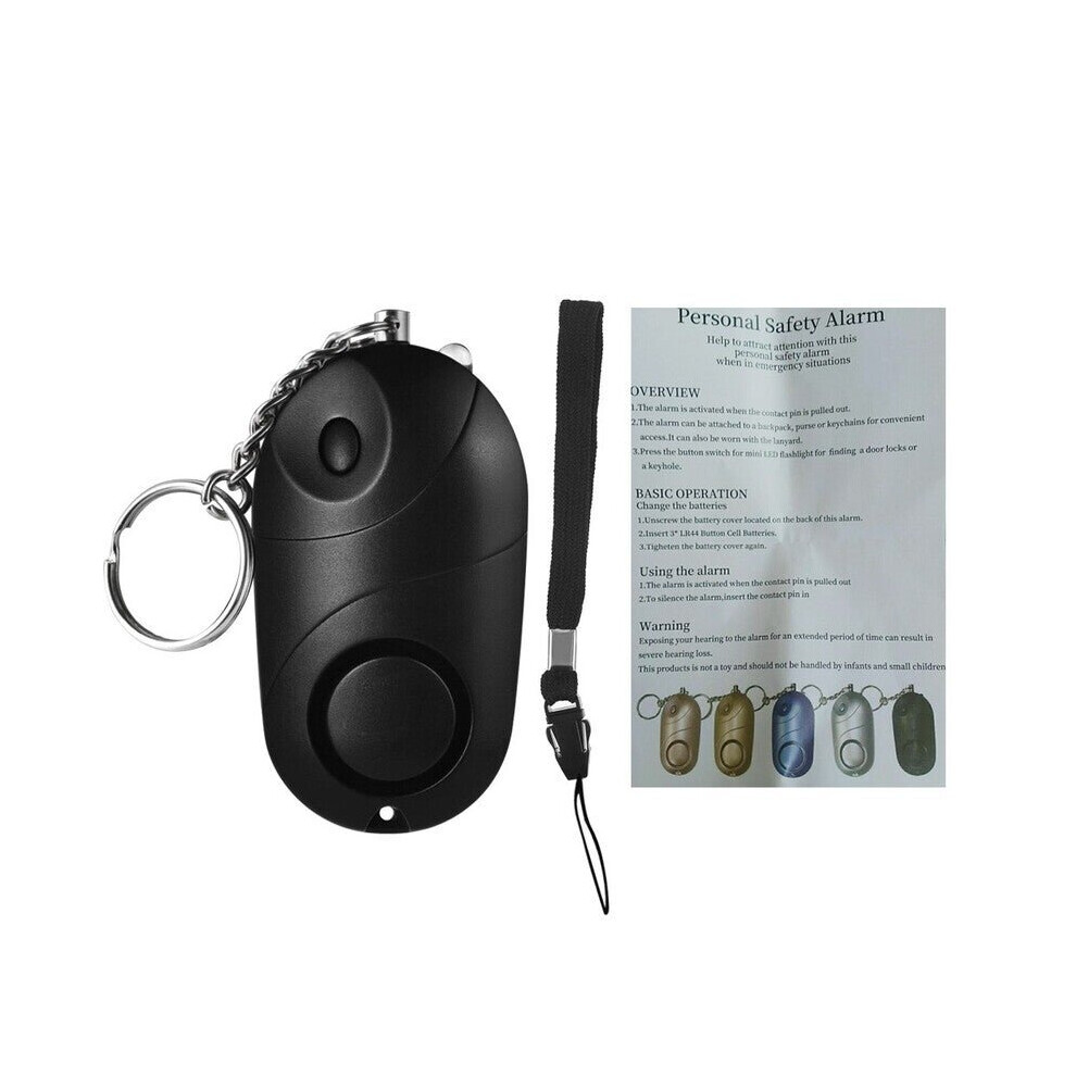 (Silver, Standard) Personal Alarm Emergency 120-130Db Safe Sound Alarm ...