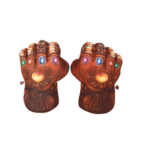 (Thanos) Kids Spiderman Hulk Gloves Smash Hands Boxing Plush Toy ...