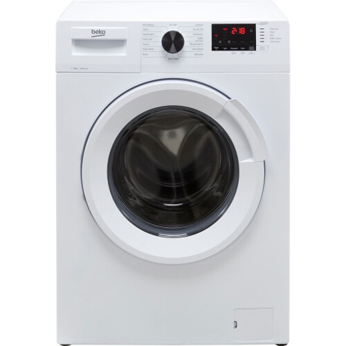 Beko WTL84121W 8Kg Washing Machine with 1400 rpm - White on OnBuy