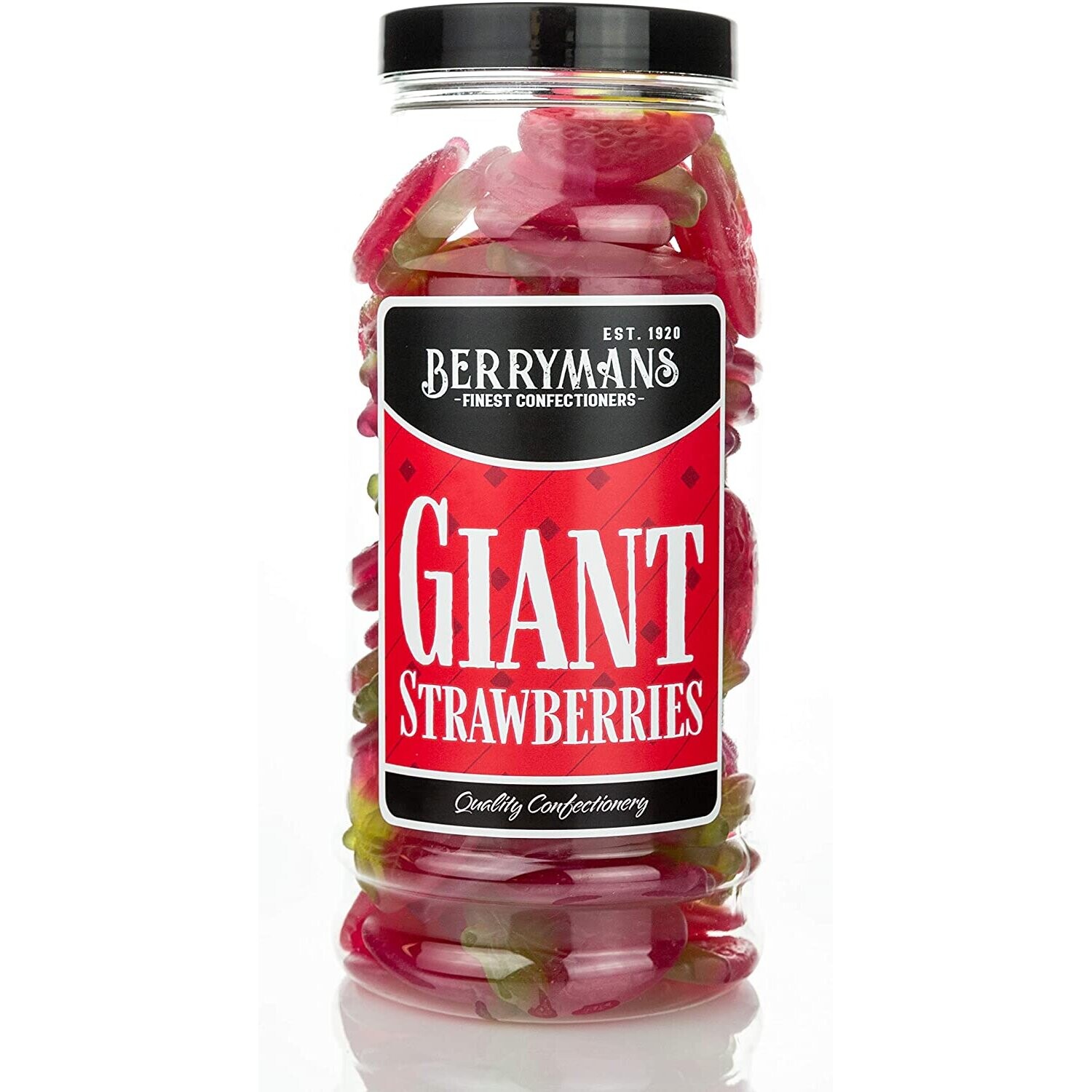 Original Giant Jelly Strawberries Strawberry Retro Sweets Gift Jar by ...