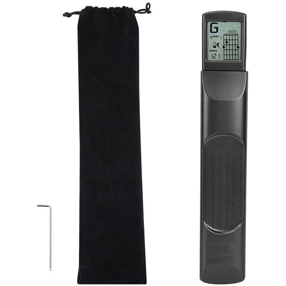 Bnineteenteam Guitar Chord Trainer, Mini 6 Fret Portable Pocket Digital ...