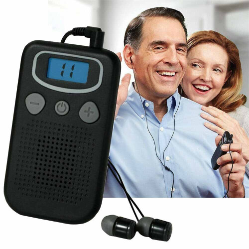Elder Personal TV Sound Amplifier Hearing Aid Assistance Device Listen ...