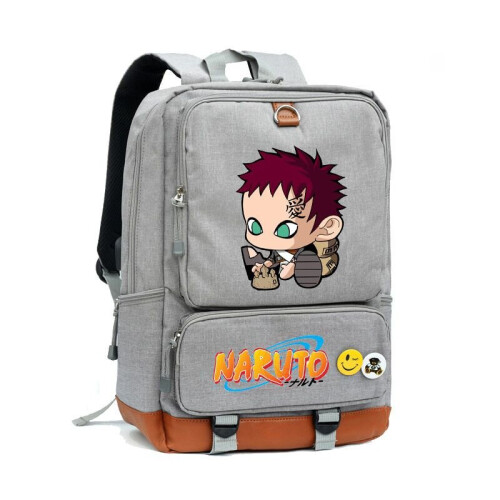 (C) Naruto Anime Large Capacity Backpack Kakashi Sasuke Itachi Print ...