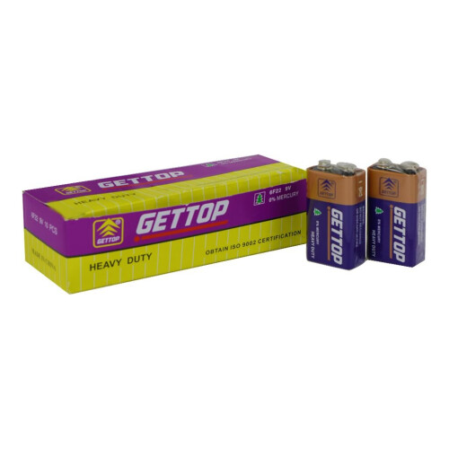 Gettop Heavy duty 9V batteries on OnBuy