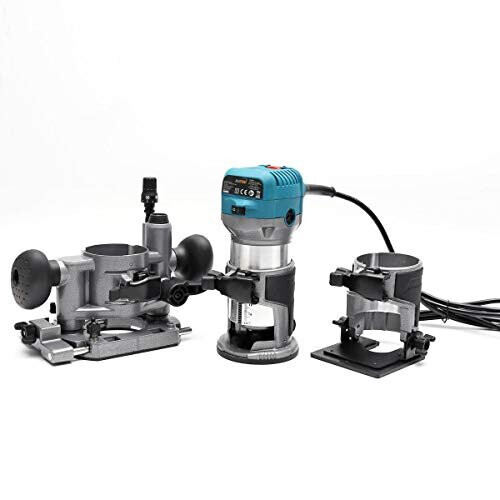 KATSU Electric Hand Wood Trimmer Laminator Router Joiners Tool Set 220V ...