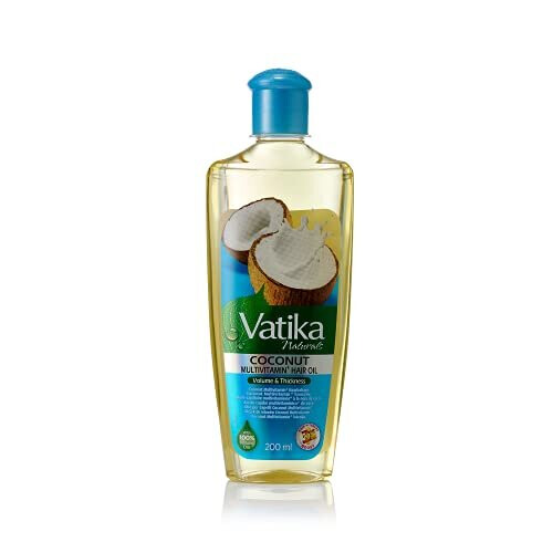 Vatika Naturals Coconut Enriched Hair Oil | 100% Natural Oils | Unique ...