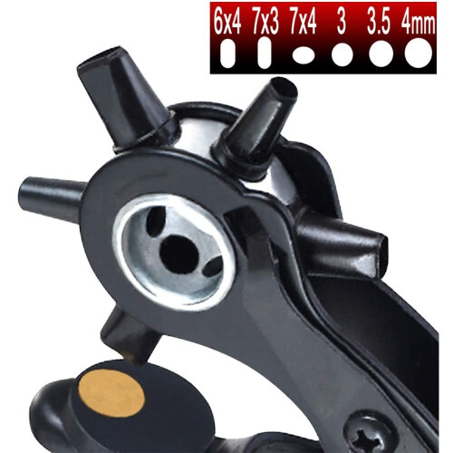 DSL 10'' Belt Hole Puncher Power Assist Heavy Duty Revolving Eyelet ...