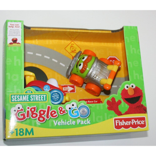 Sesame Street: Elmo Race Car & Oscar the Grouch Sports Car - Giggle on ...