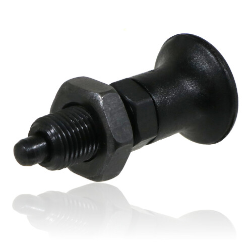 M10 Indexing Plunger Spring Loaded Retractable Locking Pin Blackened ...