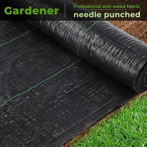 1mx50m Roll Anti-weed Mesh, Heavy Duty Weed Membrane Control Fabric on ...