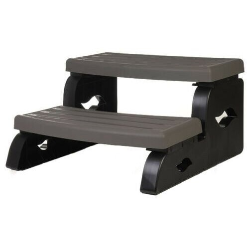 Polymer Steps Spa Portabello Grey Hot Tub Tubs Step Durastep Caravan ...