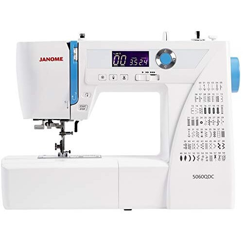 Janome 5060 QDC Sewing Machine with Extension Table, 60 Stitches, LCD Display on OnBuy