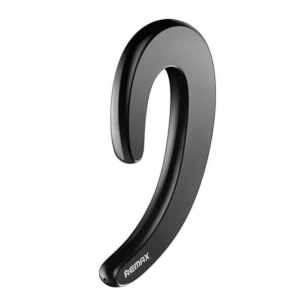 (Black) Ultrathin Earhook Unilateral bluetooth Earphone Bone Conduction ...