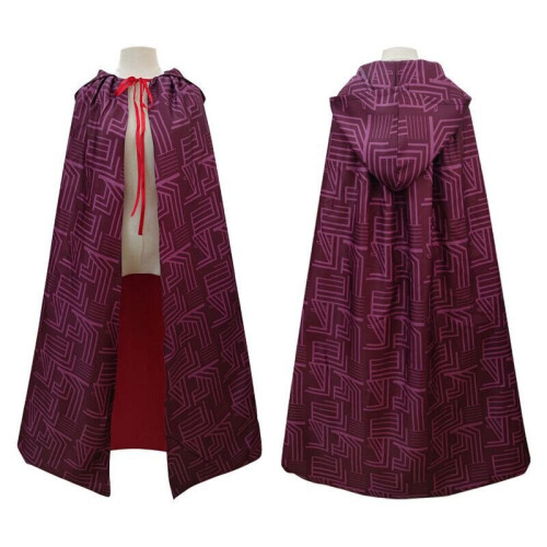 (Cloak, 2XL) Wanda Vision Scarlet Witch Cosplay Costume Set Outfits ...