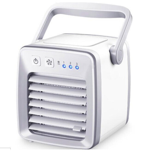 Mini USB Personal Air Conditioner Small Cooling Fan Portable Handle ...