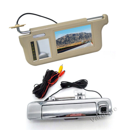 Sun Visor Rear View Mirror Monitor & Reversing Camera for Isuzu D-Max ...