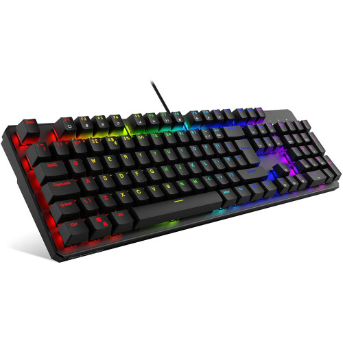 Phantom RGB 105-Key (UK QWERTY ISO Layout) Backlit Mechanical Keyboard ...