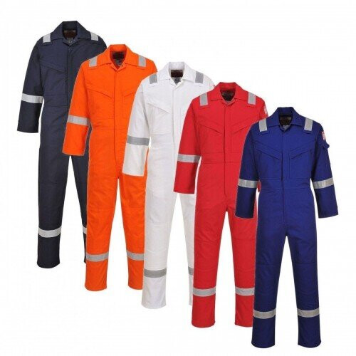 (Orange, Regular 5XL) Portwest FR50 All Sizes Flame Resistant Anti ...