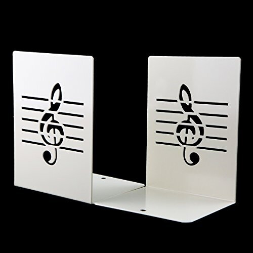 Unique Music Notes Book Stands Metal Bookends for Kids School Library ...