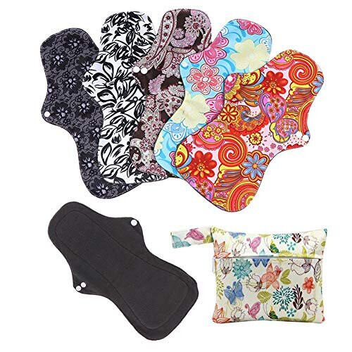 RZJZGZ (5 Pcs 35cm) Extra Long Sanitary Pads for Day and Heavy Flow ...
