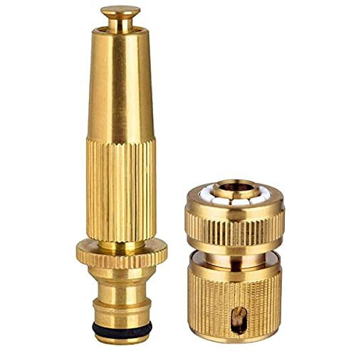 Hydrogarden Garden Hose Spray Gun Set, High Pressure Water Nozzle with ...