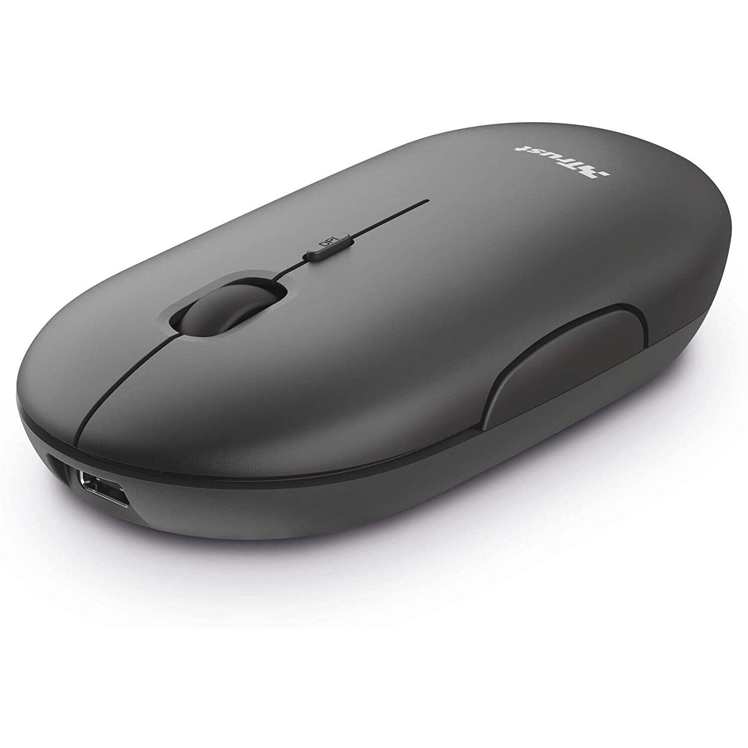 Trust 24059 Puck Wireless Mouse, Bluetooth or 2.4 GHz with USB Mini ...