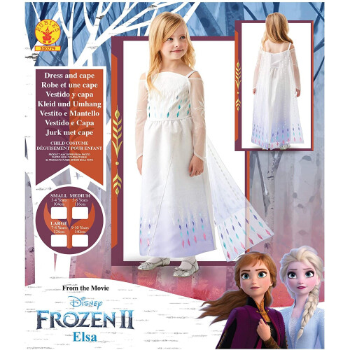 Rubie's Official Disney Frozen 2, Elsa Epilogue Dress, Childs Costume ...