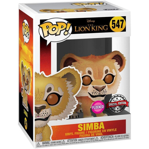 König der Löwen The Lion King Simba (Flocked) Vinyl Figure 547 Funko ...