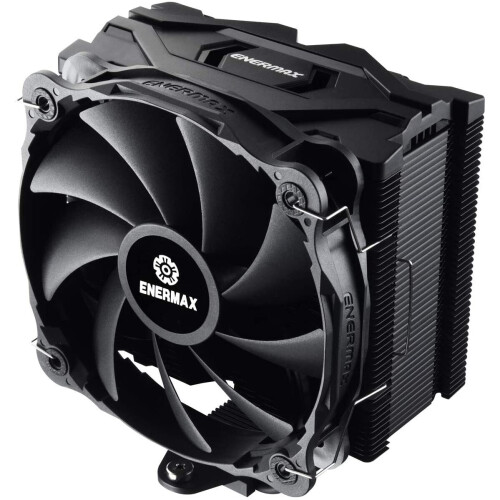 Enermax ETS-F40-FS Solid Black CPU Cooler + 200W TDP for Intel/AMD ...