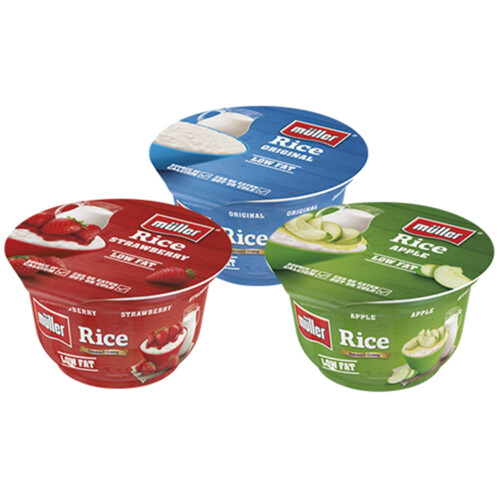 Muller Rice Low Fat Mixed Case Yogurts - 12x170g on OnBuy