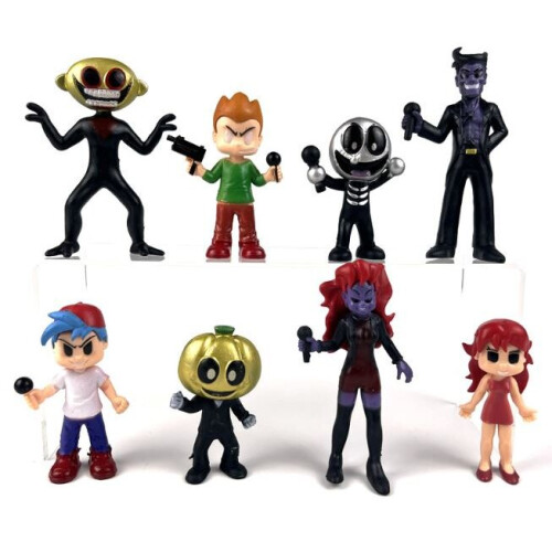 8PCS Friday Night Funkin Toys Figure Game Character Pvc Figure Model ...