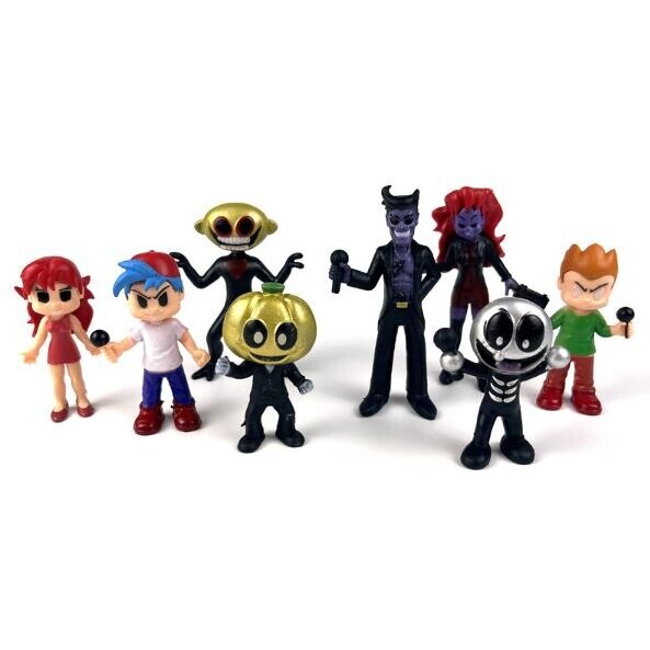 Friday Night Funkin Toys Figure Game Character Pvc8PCS Figure Model ...
