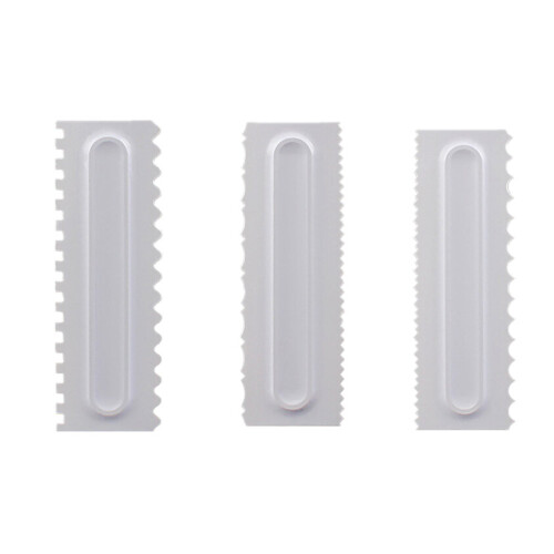 Cake Decorating Comb Icing Smoother Cake Scraper Pastry 6 Design ...