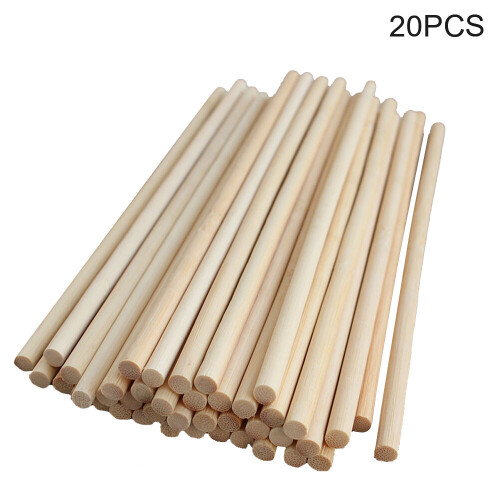 Round Wooden Stick for Cake Crafts Food Ice Lollies and Model Making ...