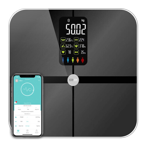 Scales for Body Weight and Fat Lescale Large Display Weight Scale High Accurate Body Fat Scale ...