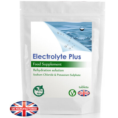 180 x Electrolyte Tablets Salt Replacement, Potassium Sodium Chloride ...
