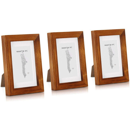 Classic by Casa Chic - Solid Wood 4x6 inch (10x15 cm) Photo Frames ...