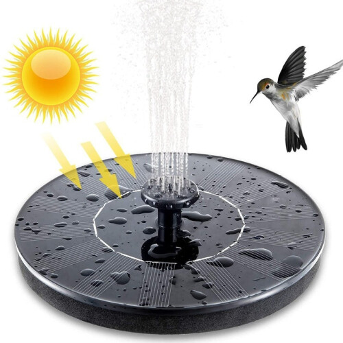 Floating Solar Fountain Garden Waterfall Fountain Pool Pond Bird Bath ...