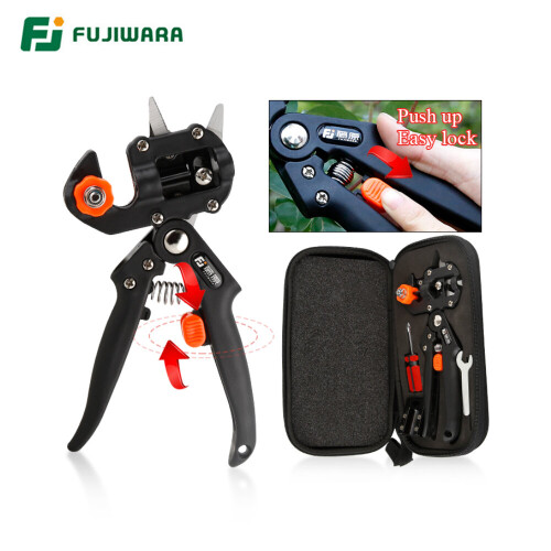 FUJIWARA Grafting Shears Scissor Fruit Tree Vaccination Multi-function ...